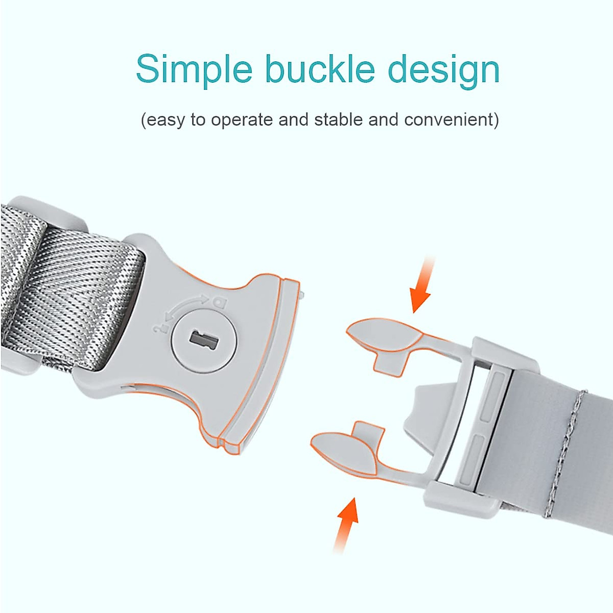 Kisangel Toddler Harness Backpack for Kids Baby Carriers for Kids Baby Sling Kid Backpack Baby Carrier for Kids Baby Backpack Baby Leash Wrist Link Leash for Kids Anti-Lost Child Hand Strap