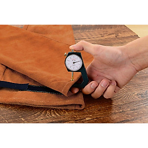 Leather Welding Work Sleeves for Men&Women - Heat&Flame Resistant Arm Protection with Kevlar Stitching and Cotton Lining (One Size Fit Most, Brown)