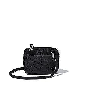 Baggallini Womens Modern Everywhere Mini, Black Quilt, One Size US