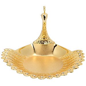 Dried Fruit Plate, Home Peacock Shape Metal Table Snack Tray, for Decoration Place Dried Fruit