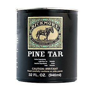 Bickmore Pine Tar 32oz - Hoof Care Formula for Horses