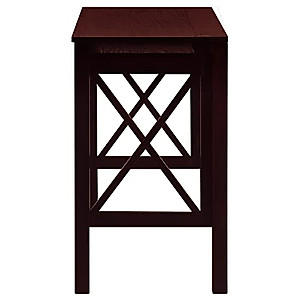 Casual Home Montego Folding Desk with Pull-Out Tray-Espresso