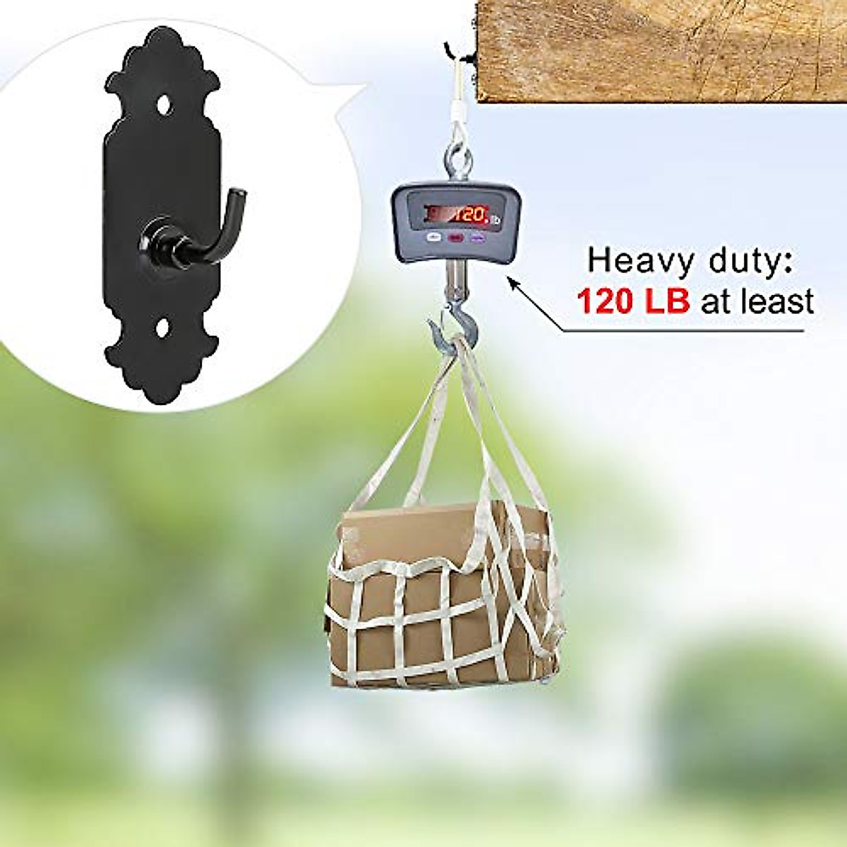 SELEWARE Coat Hooks Wall Mount with Screw, Heavy Duty Hooks for Hanging Coats for Key, Towel, Bags, Cup, Hat Indoor and Outdoor use