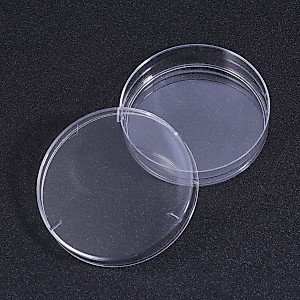20 PCS 60mm Plastic Petri Dishes Culture Dishes with Lids