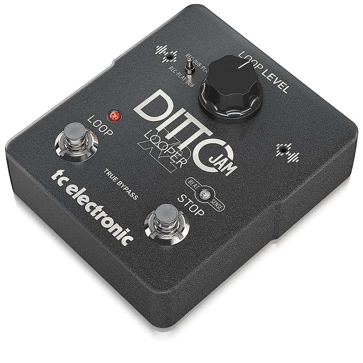 TC Electronic Guitar Looper Effects Pedal, Black (Ditto JAM X2