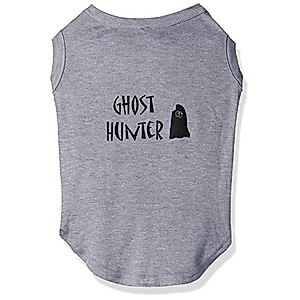 Mirage Pet Products Ghost Hunter Screen Print Shirt Grey with Black Lettering XL (16)