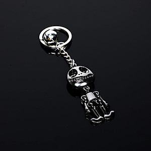 Jowhep Case for AirPod Pro 2019/Pro 2 Gen 2022 Cartoon Cute Silicone Cover Kawaii Funny Unique Stylish Soft Protective Keychain for Air Pods Pro Girls Boys Women Cases for AirPods Pro Luminous Skull