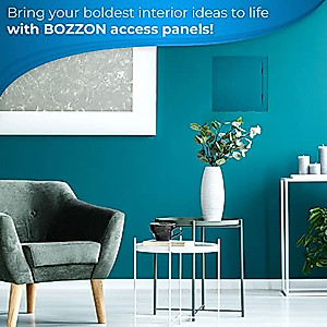 Access Panel for Drywall - 12x12 inch - Wall Hole Cover - Access Door - Plumbing Access Panel for Drywall - Heavy Durable Plastic White