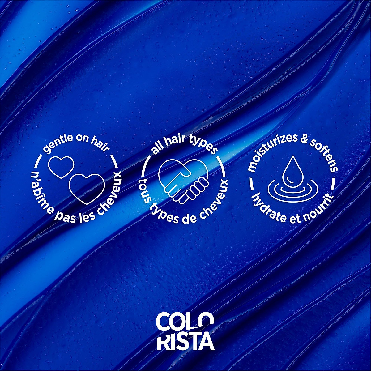 L’Oréal Paris Colorista Metallic Semi Permanent Hair Color for Bleached or Blonde Hair, Color Depositing Hair Mask Formula, Metallic Blue