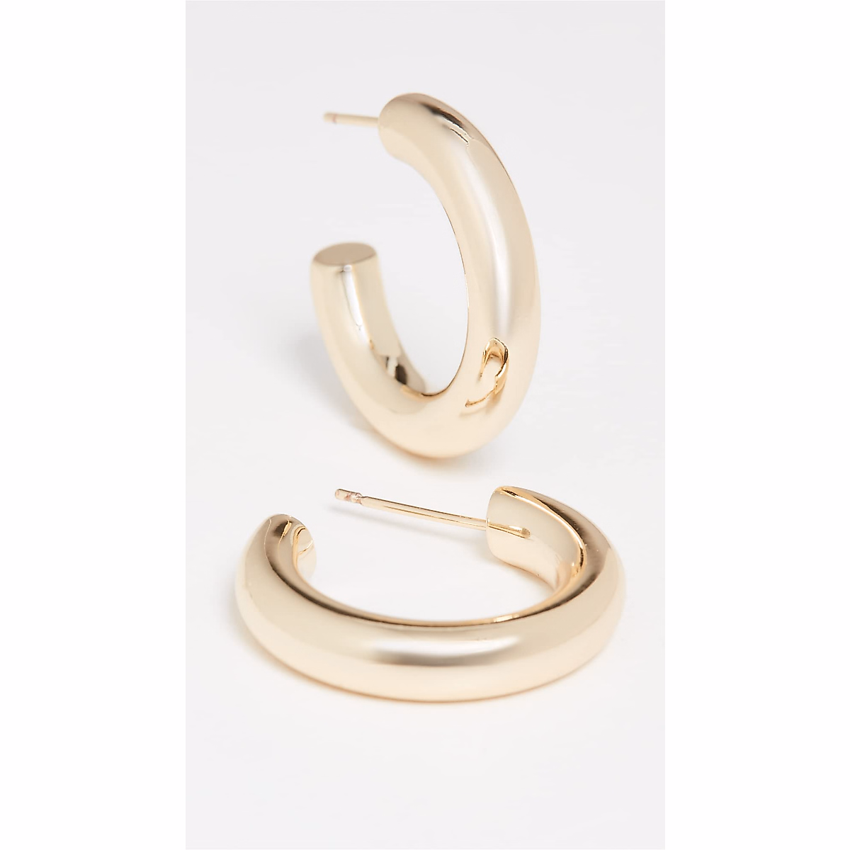 Alexa Leigh Women's Everyday Hoops, Yellow Gold, One Size