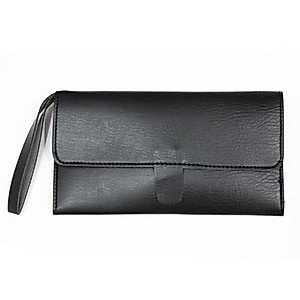 Olpchee PU Leather Salon Scissors Shear Holder Pouch Case Barber Tools Holster Bag for Hairdressers Hair Stylist