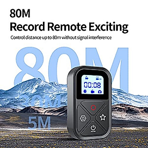 Smart Wireless Remote Control for GoPro - Camera Controller for GoPro Hero 11 Hero 10 Hero 9 Hero 8 MAX LED Display Magnet Charger Port Wrist Strap for Go Pro Accessories