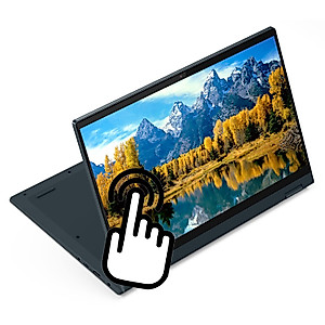 Lenovo IdeaPad Flex 5i 14" FHD 2-in-1 Touchscreen Laptop, Intel Core i3-1115G4(up to 4.1GHz), 4GB RAM 128GB PCIe SSD, Abyss Blue, Windows 11 in S Mode