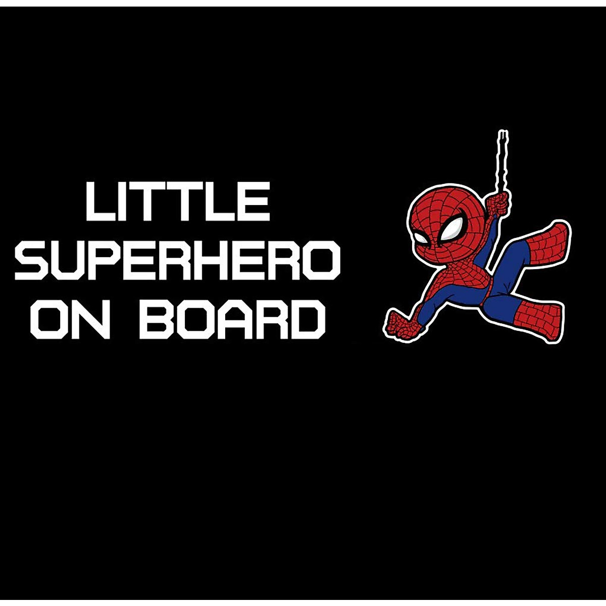 Meitinalife Little Superhero Baby on Board Stickers Reflective Kids ON Board Car Stickers and Decals Baby in Car Styling Windshield Window Vinyl Stickers for Car Body Door Decoration 3.93"x7.8" (11)