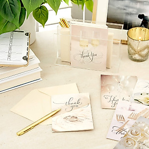 Hallmark Wedding Thank You Cards Assortment, Wedding Icons (36 Thank You Notes with Envelopes)