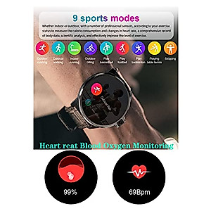 DIPIUS Smart Wearable Device Android Smartwatch 1050MAh LEMP GPS WiFi 4G 64G 1.6in 400 * 400 HD Dual Camera Mobile Men's Watch smartwatch (Color : LEMP Set 4, Size : 4G 64G)