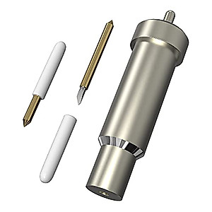 Premium Fine Point Cut Housing + Replacement Fine point Blade Compatible with Cricut Explore Air2/ Air3/ Cricut Maker/Maker 3 , Cut Thin to Medium Thickness Materials, Original Version(2 Blades) (Gold)