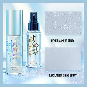 CARSLAN Matte Setting Spray, 12h Long Lasting Makeup Finishing Spray, Oil control Face Primer Mist for All Skin, Cruelty-free Vegan Formula with Chamomile, 1.7 Fl Oz