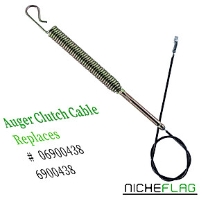 NICHEFLAG 2pack 06900438 Control Cable Replaces Ariens 06900438 Auger Cable, Ariens Part 06900438 Cable, Ariens Snow Blower Parts 06900438 for Ariens Classic 24 E Compact 20 Compact 24 Snow Blowers