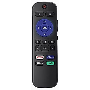 Universal Remote Compatible with Roku TV, for TCL/Philips/JVC/RCA/Magnavox/Sanyo/LG/Haier/ONN Roku TVs