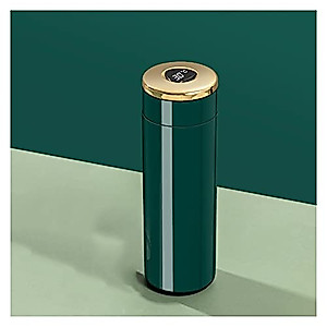 MMLLZEL Smart Thermos Bottle Temperature Display 316 Stainless Steel Vacuum Flask Waterproof Coffee Mug Keep Hot/Cold (Color : E, Size : 17x6.4cm)