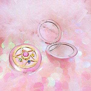 Makeup Compact Mirrors, Personal Portable Travel Handheld Foldable Double Sided Mirror