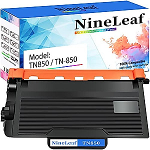 NineLeaf High Yield Compatible Toner Cartridge Replacement for Brother TN850 TN-850 to use in MFC-L5900DW HL-L6200DW MFC-L5850DW MFC-L5700DW HL-L5200DW HL-L6200DWT Printer (1 Pack Black)