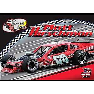 Wes's Model Car Corner by JR Salvinos WMCC-10060 1/25 Scale Hirschman Asphalt Modified Race Car Plastic Model Kit - Assembly Required