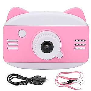 Mini Children Camera, 3.5 Inch IPS Screen Children Camera with Food Grade ABS Material, 1200W HD Cartoon Digital DV Camera for Children and Good Birthday Gifts