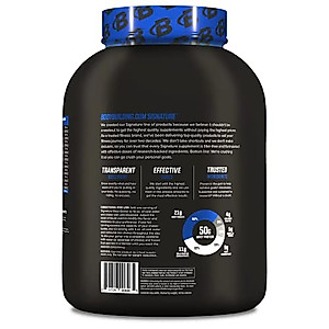 Bodybuilding Signature Signature Mass Gainer | 50g of Mass-Building Protein | Protein, Calories, Fats, Probiotics and Carbohydrates | 5 Lbs. Vanilla