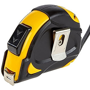 Amazon Basics Self-Locking Tape Measure - 16-Feet (5-Meters), Inch/Metric Scale, MID Accuracy