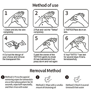 Day of the Dead Luminous Halloween Temporary Tattoo for Kids Adults, 125PCS Waterproof Fake Face Tattoos, Body Stickers Decorations Glow in the Dark, Makeup Party Favors Supplies Decor Boys Girls