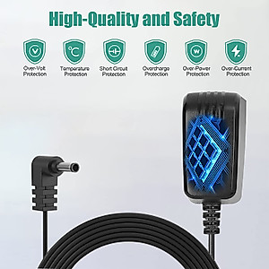 3.7V 100mA Charger for Wahl Trimmer 9818L 9854L Groomer Clipper,9854-600 9867-300 79600-2101 9818-6171 8779 9810 Replacement Shaver Trimmer Power Cord(5.9ft)