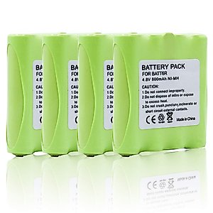 Aimtobest BATT6R BATT-6R 800mAh Ni-MH Battery Compatible for AVP8 AVP-8 LXT330 LXT380 LXT500 LXT500VP3 LXT535 LXT535VP3 LXT560 LXT560VP3 LXT317 LXT318 Two Way Radio (4 Pack)