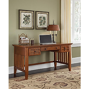 Arts & Crafts Cottage Oak Executive Desk by Home Styles
