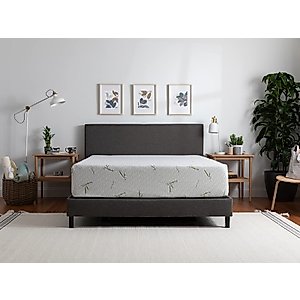 Tulo 12" Medium-Plush Memory Foam Bamboo Pressure Relief Mattress in a Box | Twin XL Size