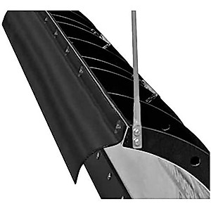 SAM Universal Contoured Thermoplastic Deflector for Plows - 108in.L x 8in.H, Model Number 1309035