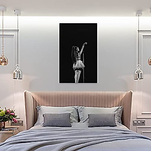 BIVEE Ariana Singer Grande 1 Art Poster 08x12inch(20x30cm) Print Canvas Poster Wall Art Decor Print Picture Paintings for Living Room Bedroom Decoration