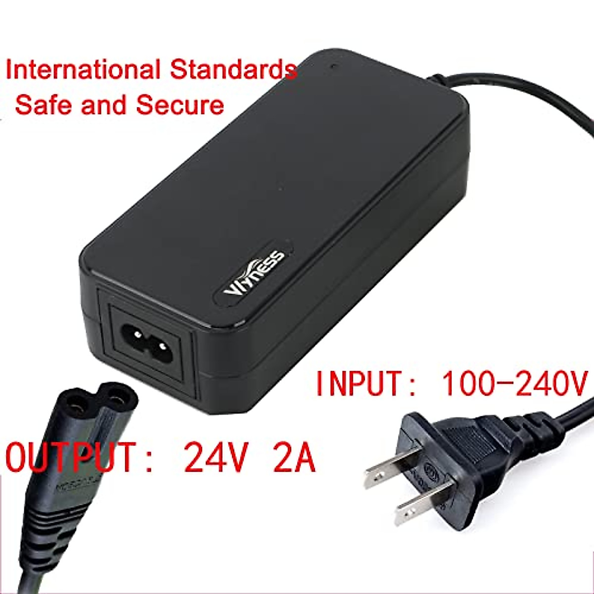 24V 2A Electric Scooter Charger XLR for Go-Go Elite Traveller Plus HD US, Ezip Mountain Trailz, Jazzy Power Chair Charger, Pride Mobility