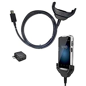 Generic Charger Compatible with Zebra TC51, TC52, TC56, TC57 Android Scanners | Power Supply Included (Charger's Removable Insert Allows to Charge Device with Protective BootCase)