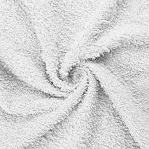 ZOYER Cotton Salon Towels - Gym Towel - Hand Towel - (24-Pack, White) Bleach Proof -16 inches x 27 inches - Ring Spun-Cotton, Maximum Softness and Absorbency, Easy Care.