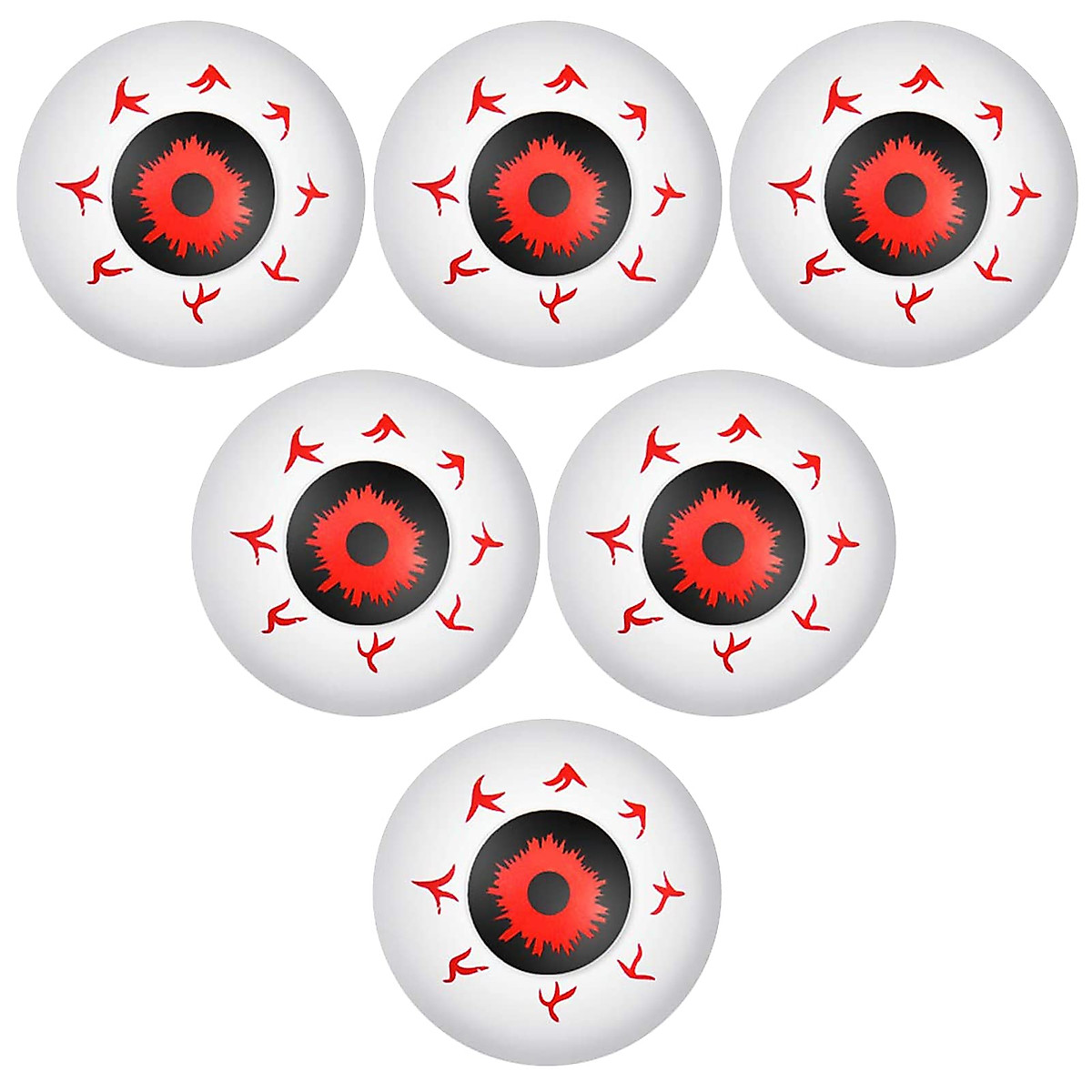 Olen Eyeballs for Halloween Decorations Trick or Treat Spooky Scary Horror Props, 6 pcs