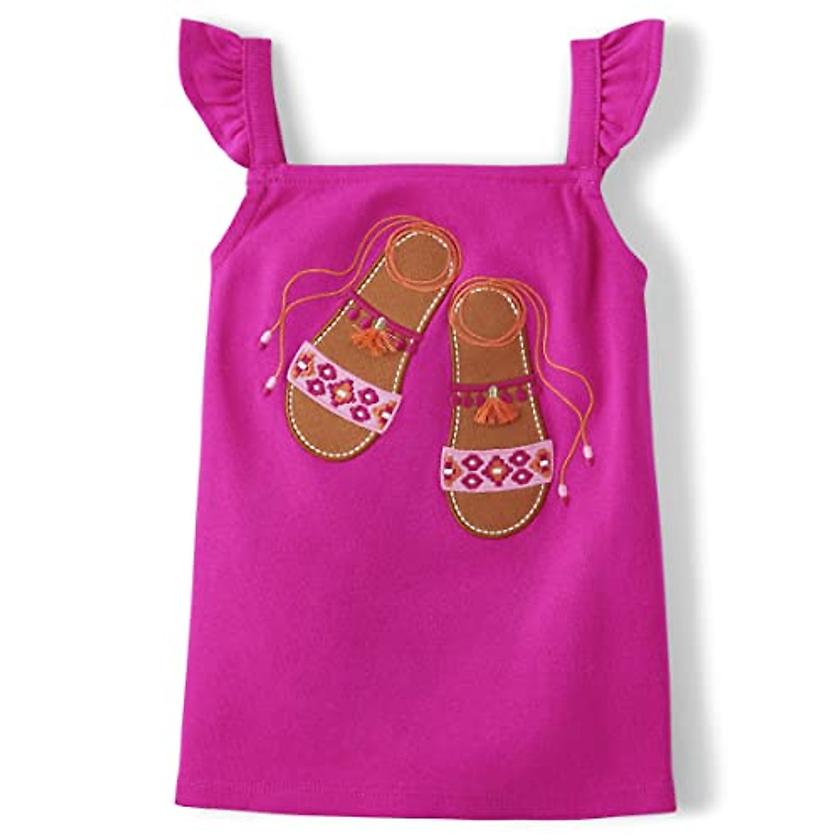 Gymboree Baby Girls and Toddler Sleeveless Fashion Top Shirt, Watermelon Pink, 12-18 Months US