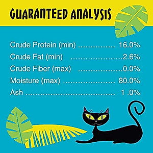Tiki Cat Luau Shredded Meat, Succulent Chicken Recipe in Chicken Consumme, Grain-Free Balanced Nutrition Wet Canned Cat Food, For All Life Stages, 2.8 oz. Cans (Case of 12)