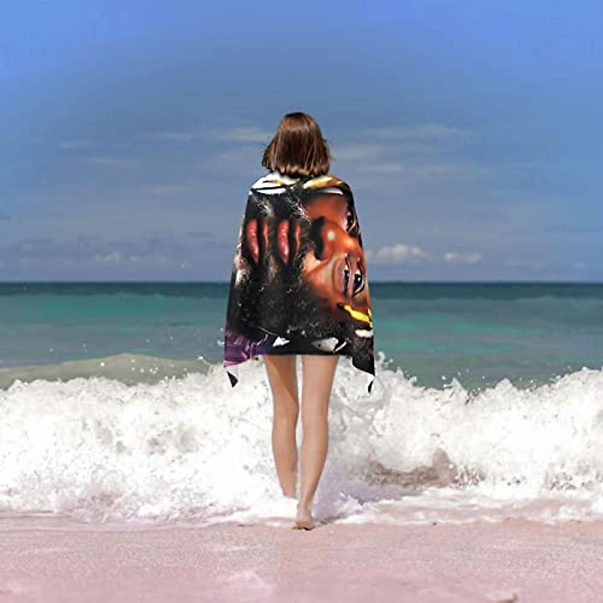 George Clinton Poster Beach Towel Quick Dry Highly Absorbent Light Weight Super Soft Bath Towel for Unisex