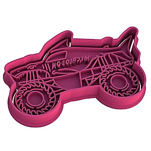 Monster Truck Jam Cookie Cutter & Stamp