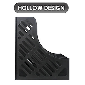 Ysenchan Magazine File Holder, Plastic File Folder Holder for Desk, 4 Compartments Desk Organizer for Office Storage, Vertical File Organizer, Black