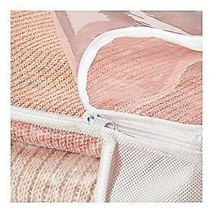 iDesign Fabric Storage Bags with Zipper, Medium, Set of 2, 16" x 12" x 8"