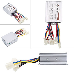 Alomejor 36V 500W Motor Brushed Controller Brush Motor Driver Controls Module for Steady Speed, Sensitive Control of Braking Direction Changes, Perfect for Electric E Bike