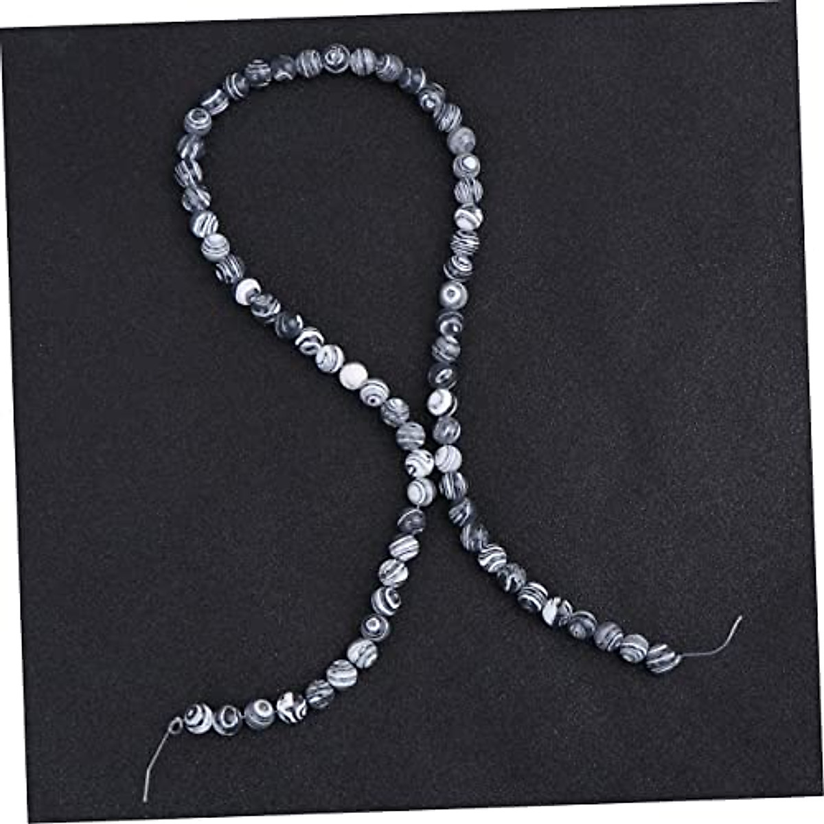 Charm Bracelets 92pcs Gemstone Bulk Crystals Spacer Beads Beads Meditation Bead DIY Craft Beads Colored Stone Beads Creative DIY Bead Accessories Suite Malachite Bracelet Kit